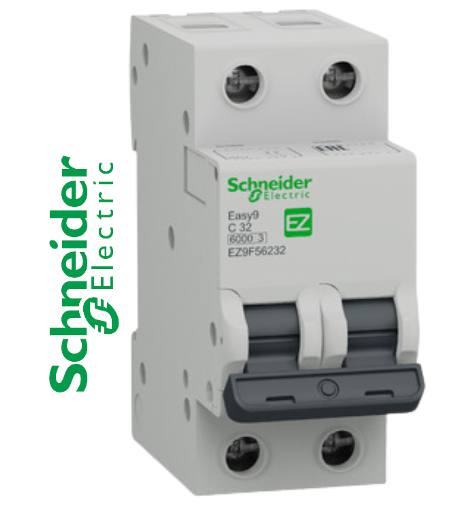 INTERRUPTOR TERMICA 2X32A SCHNEIDER 6KA 230/400V AC EZ - Loganelectric