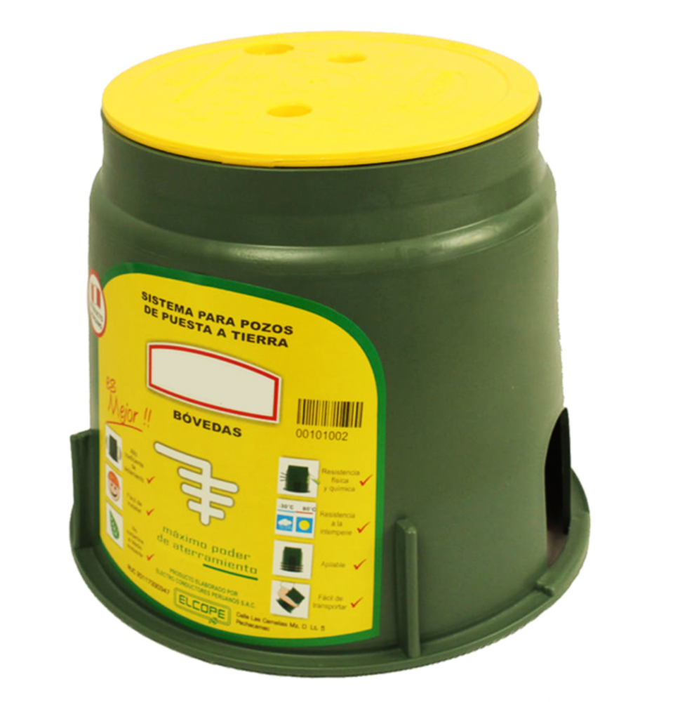 CAJA DE REGISTRO POZO TIERRA PVC POLIPROPILENO - Loganelectric