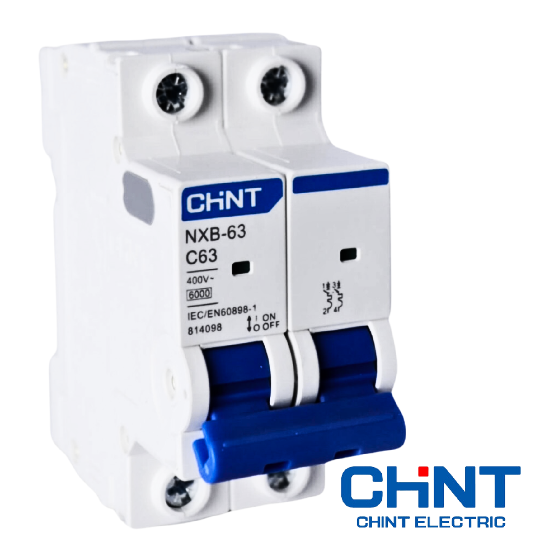 INTERRUPTOR TERMICA 2X63A 10KA 230/400V CHINT - Loganelectric