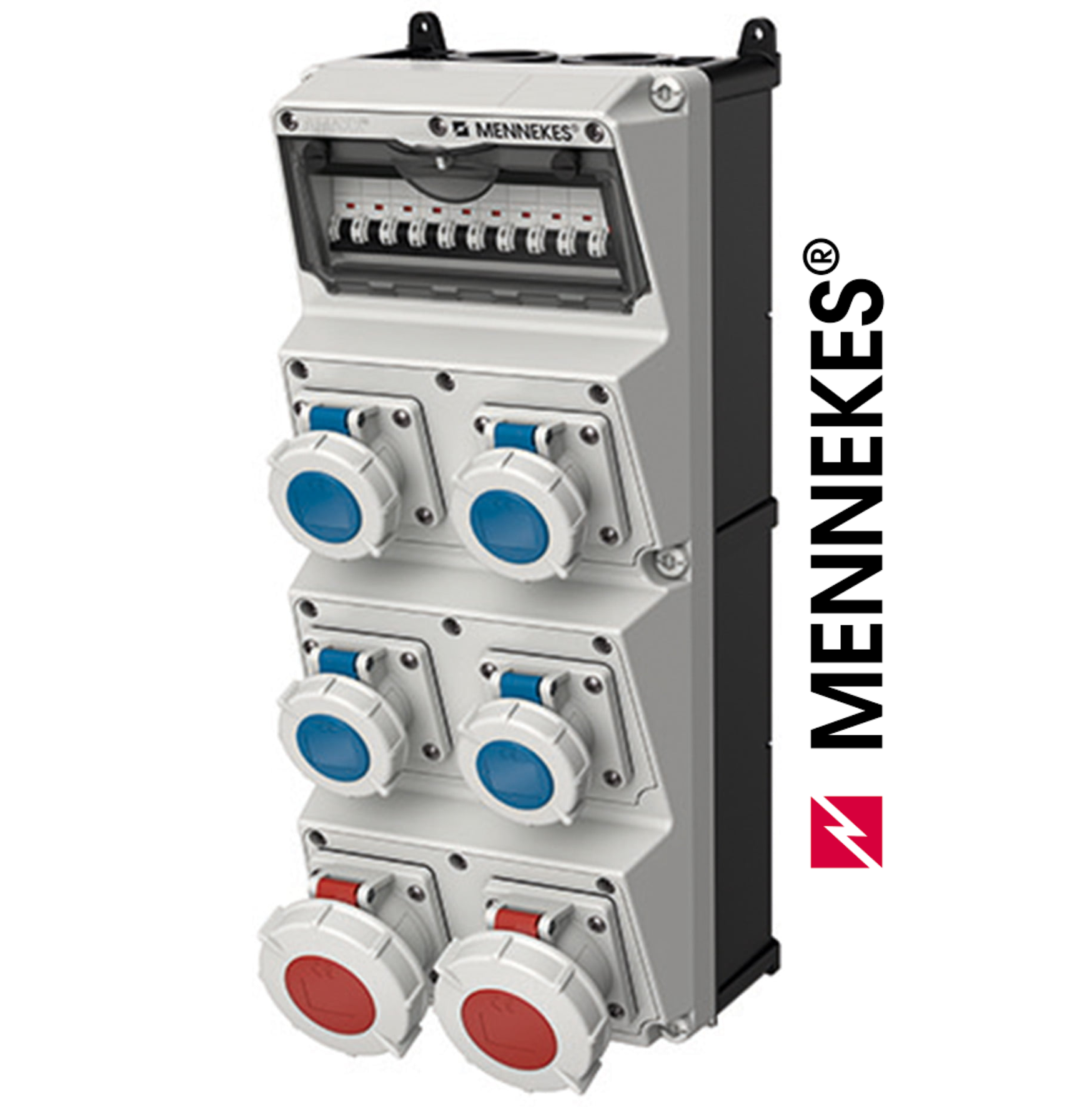 TOMA VISIBLE 32AMP 3P+T IP67 6H 440V MENNEKES - Loganelectric