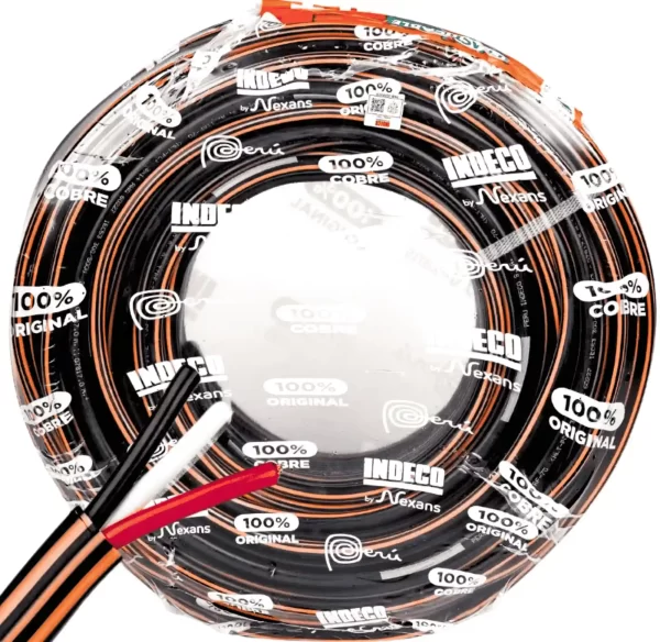 CABLE VULCANIZADO 3X14 AWG NLT INDECO - Loganelectric